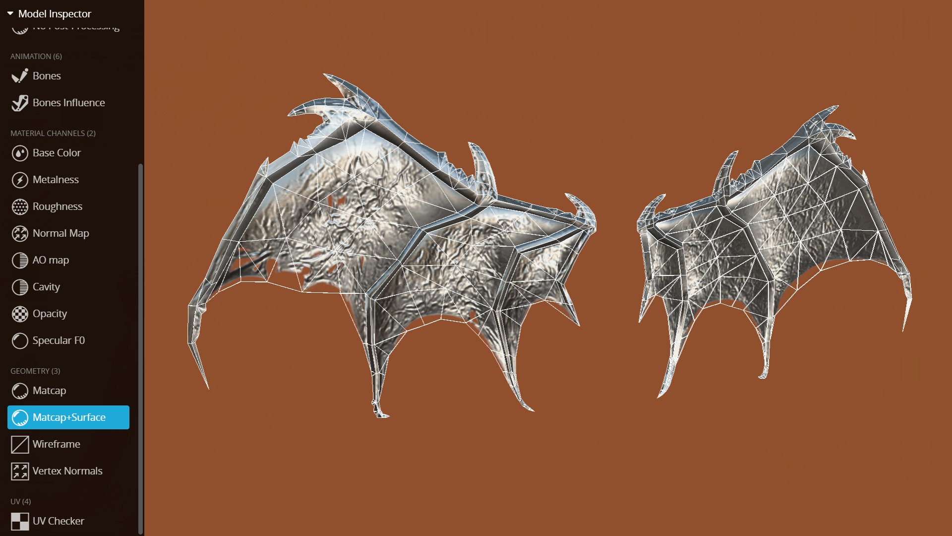 3D Low Poly Animated Dark Terror Wings - TurboSquid 1815949