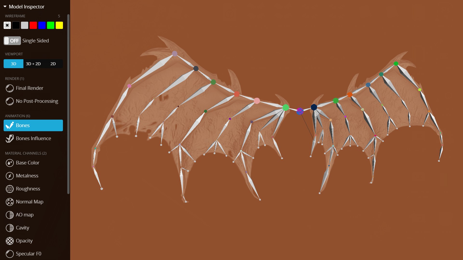 3D Low Poly Animated Dark Terror Wings - TurboSquid 1815949