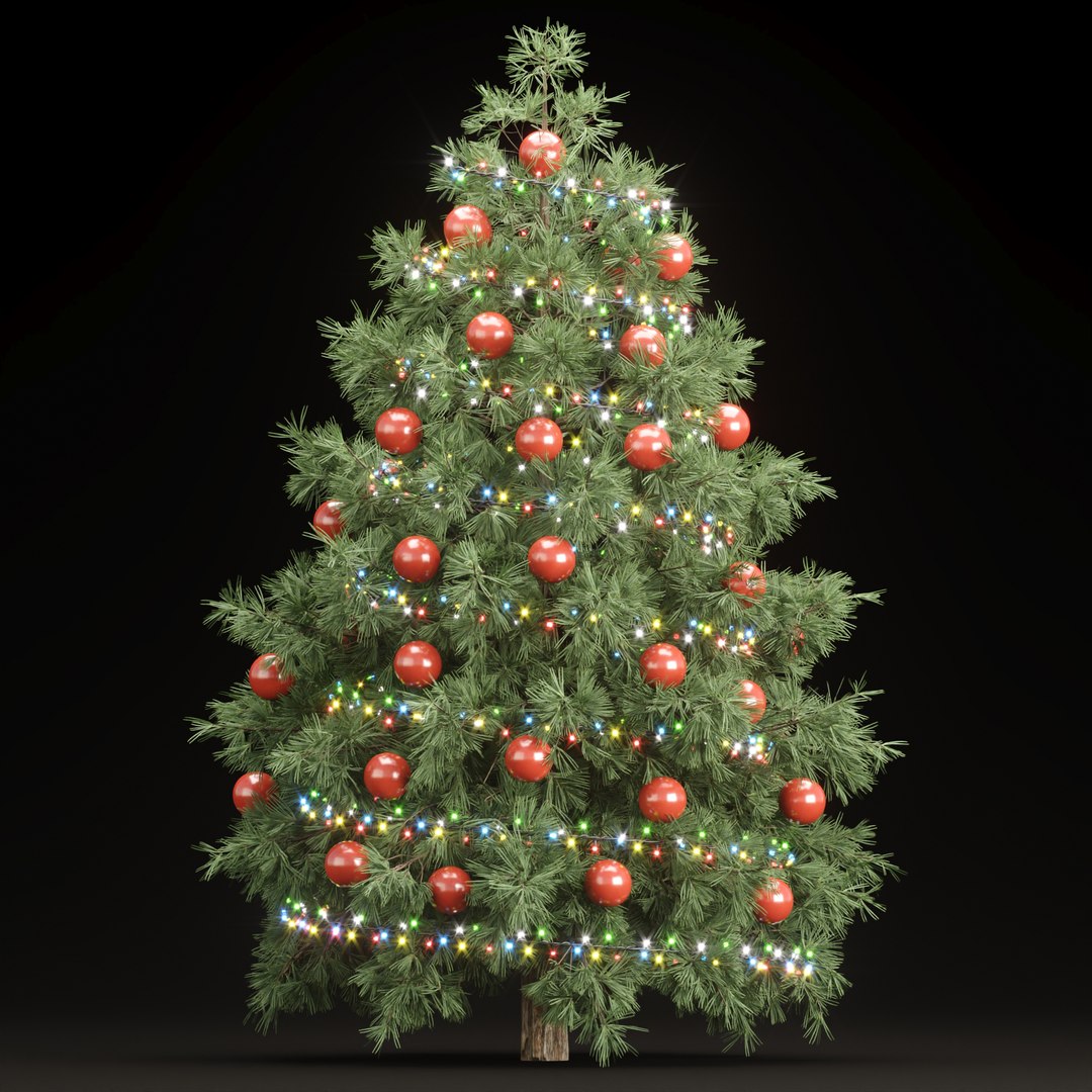 Christmas Trees Vol 284-3dsmax-Blender 3D - TurboSquid 2302124