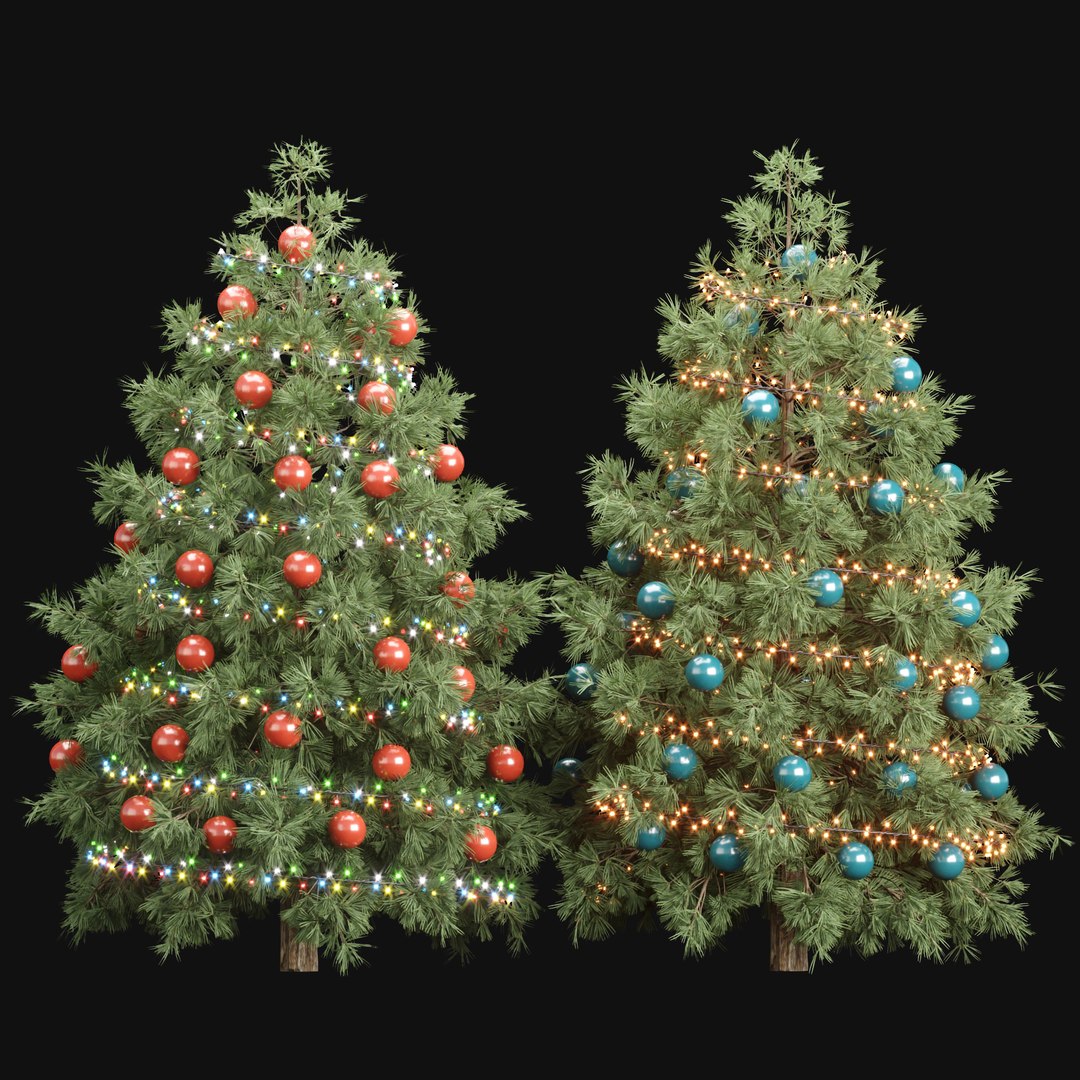 Christmas Trees Vol 284-3dsmax-Blender 3D - TurboSquid 2302124