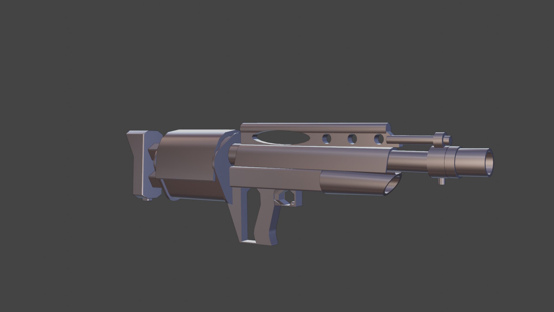Sci Fi Gun Game Model 3D Model - TurboSquid 2227934