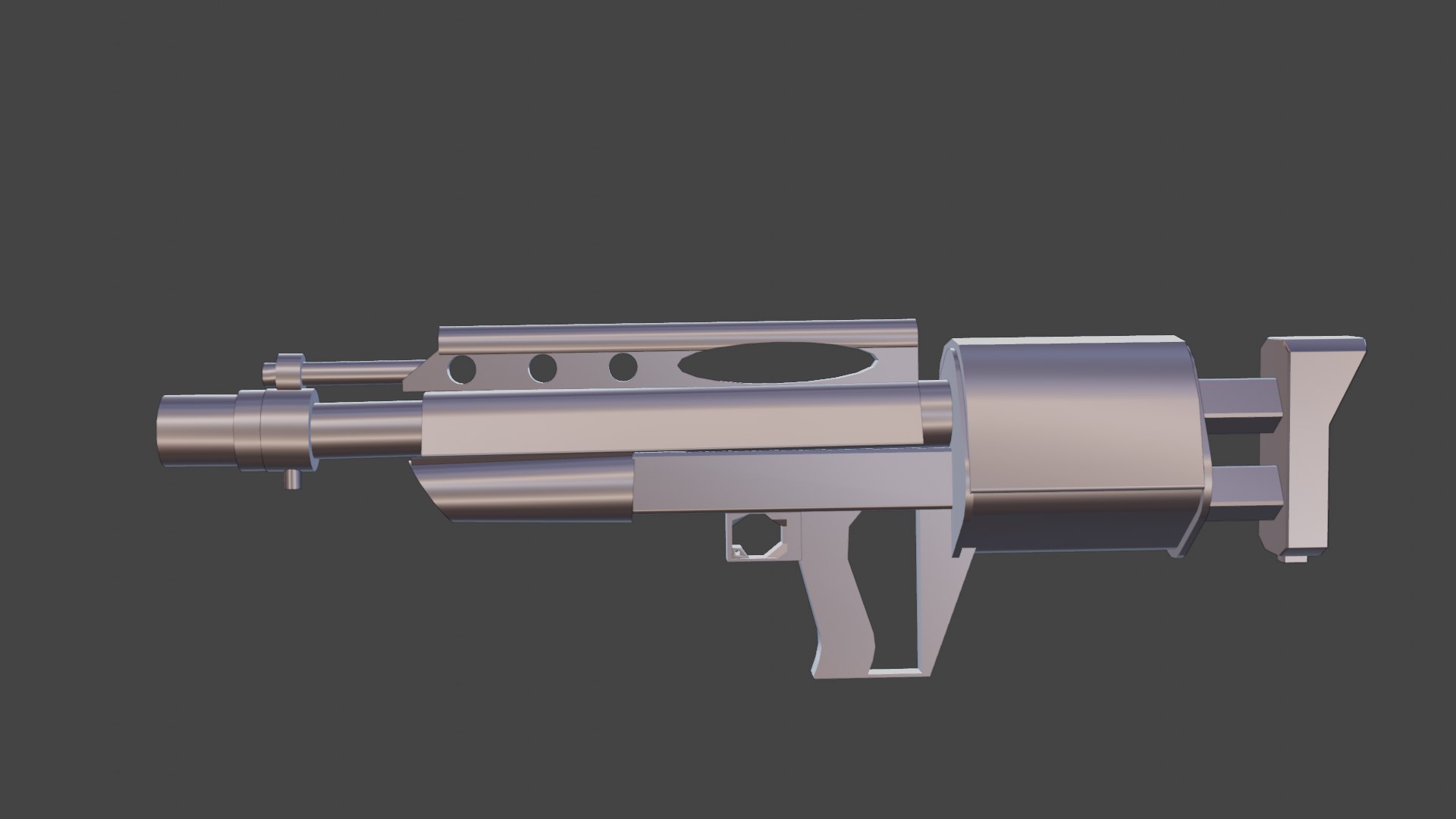 Sci Fi Gun Game Model 3D Model - TurboSquid 2227934