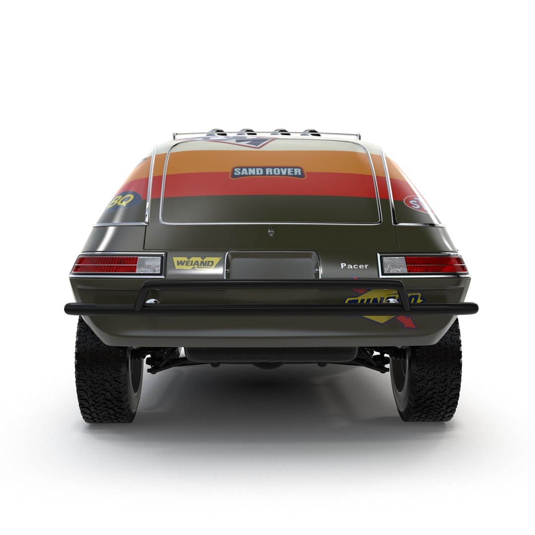 3d amc pacer rally car model