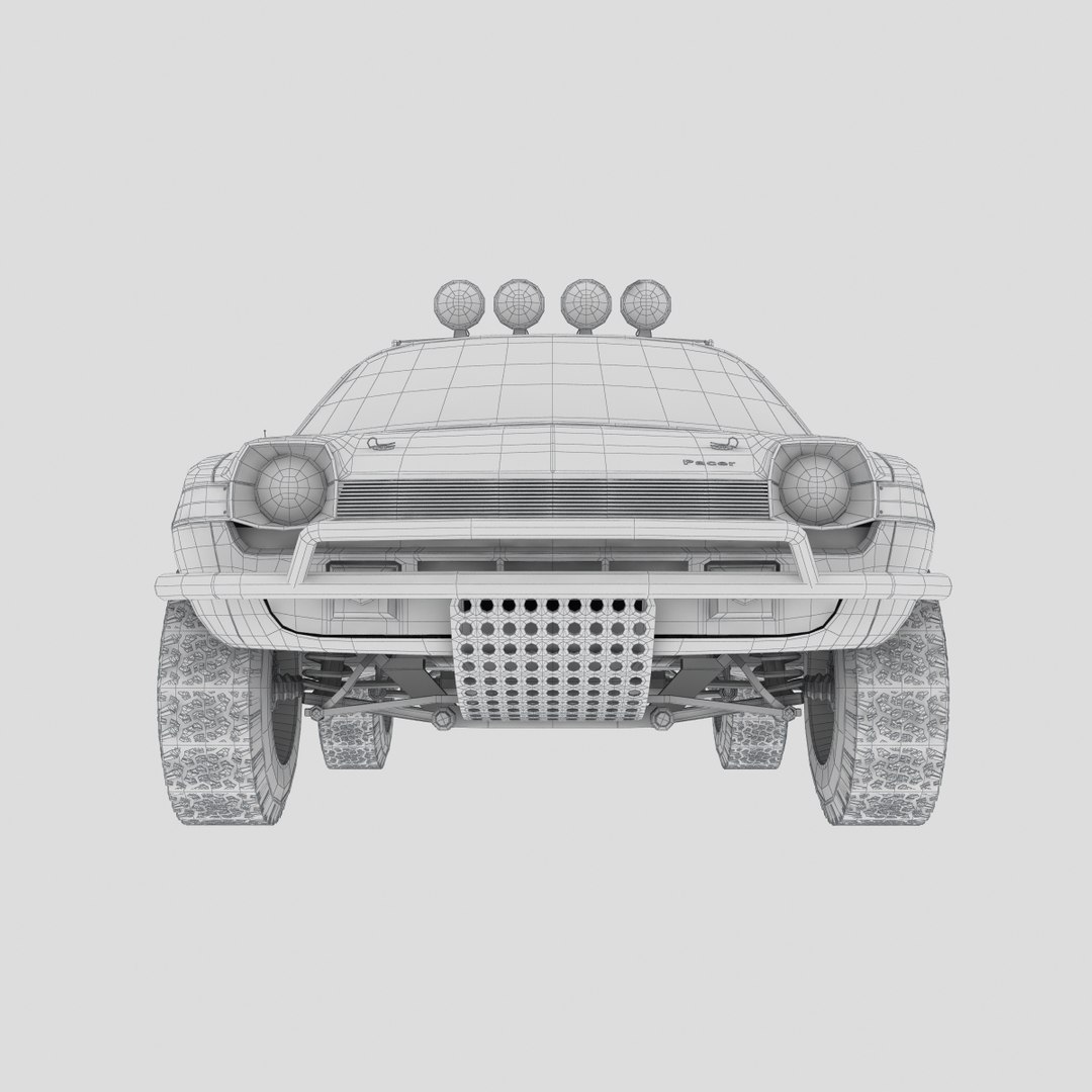 3d amc pacer rally car model