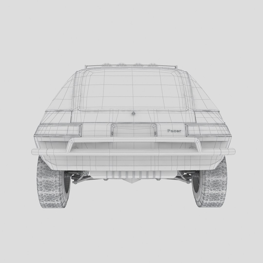 3d amc pacer rally car model