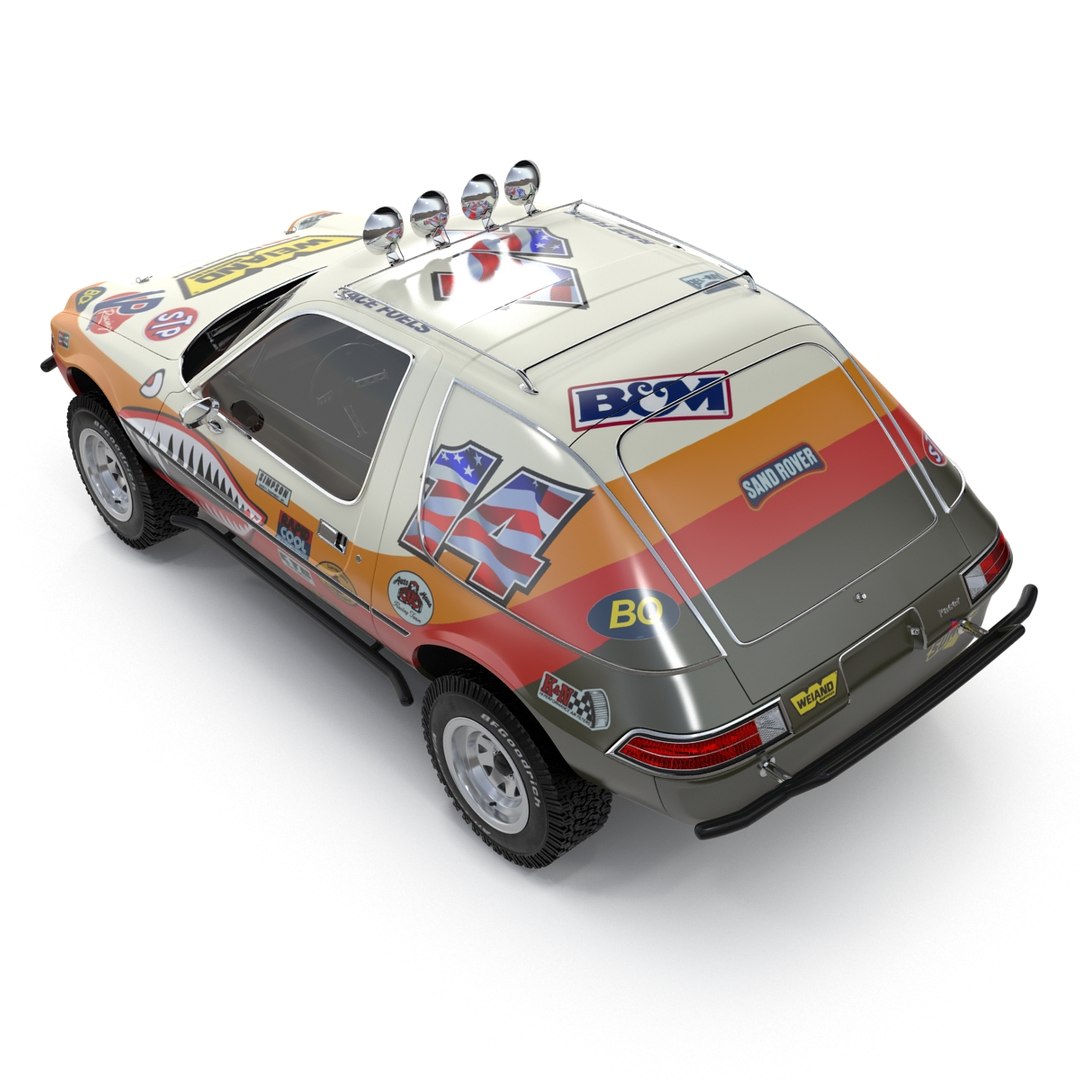 3d amc pacer rally car model