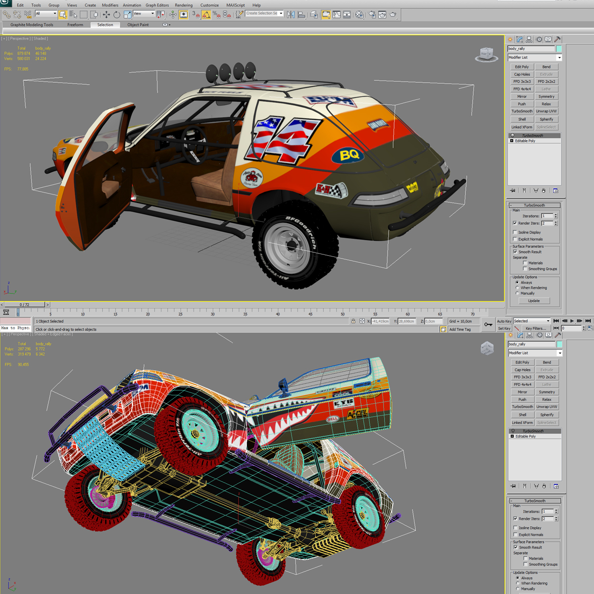 3d amc pacer rally car model