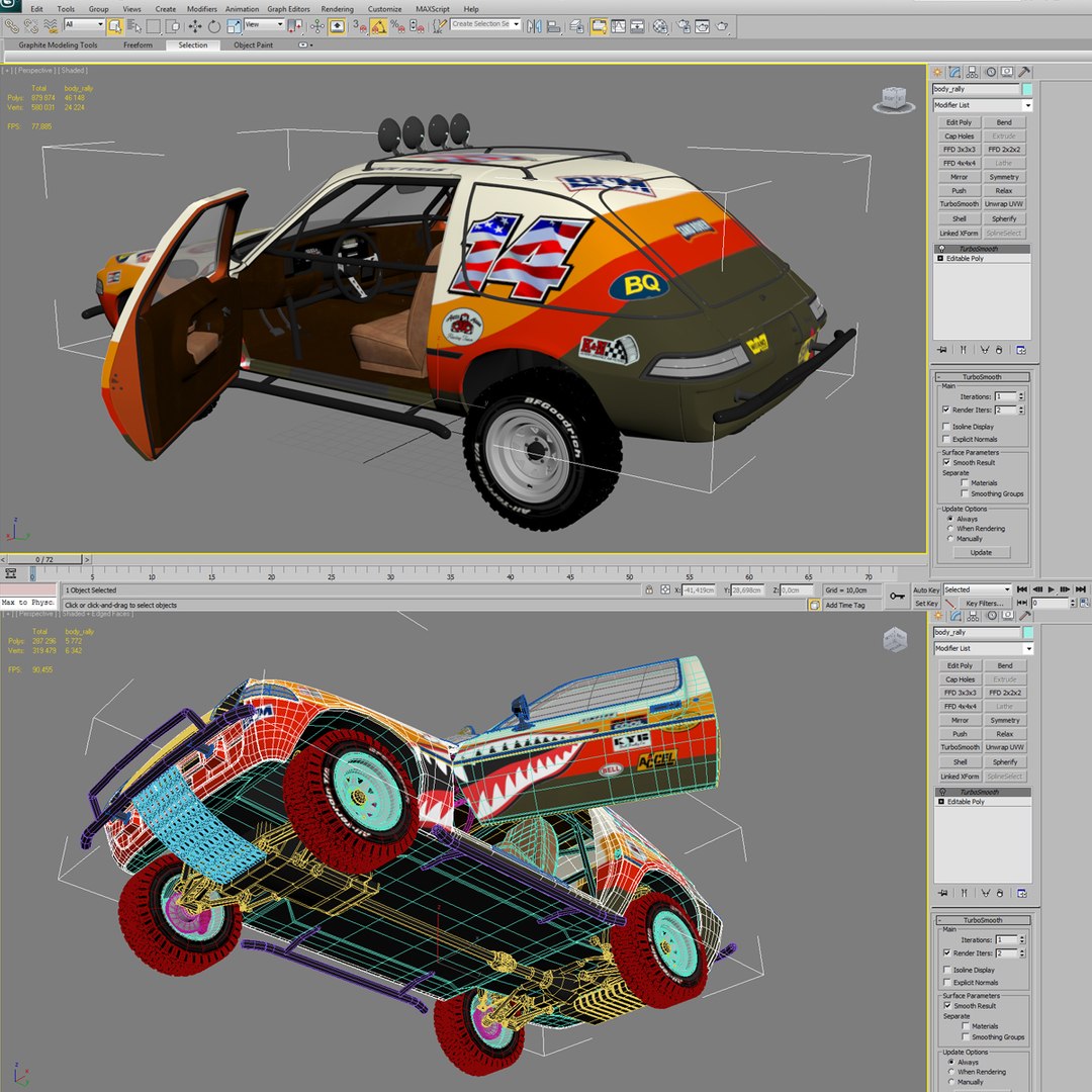 3d amc pacer rally car model