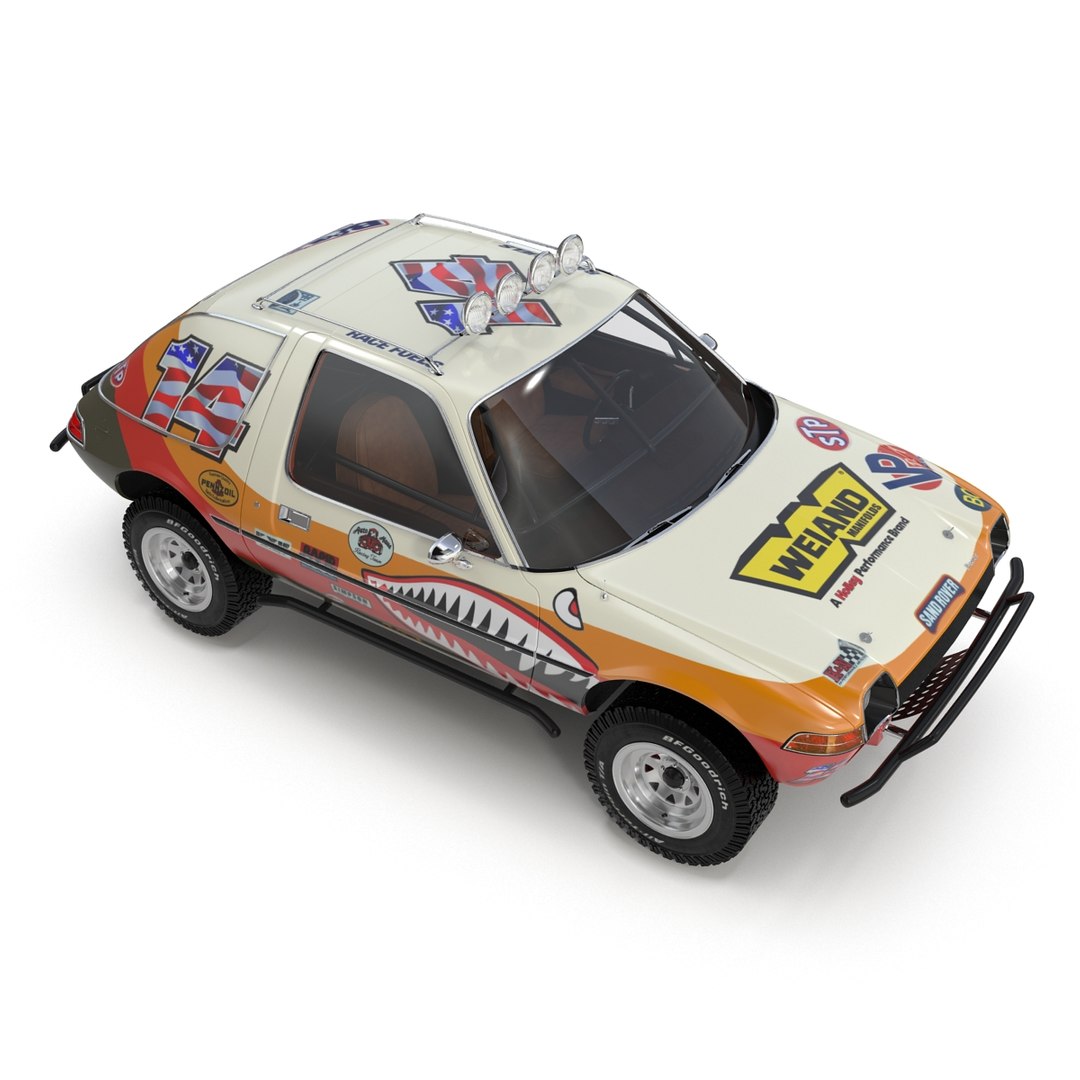 3d amc pacer rally car model