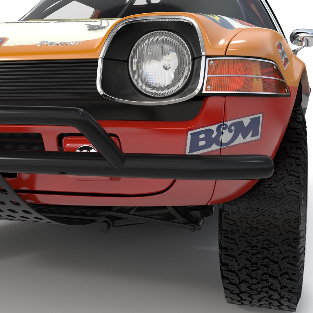 3d amc pacer rally car model