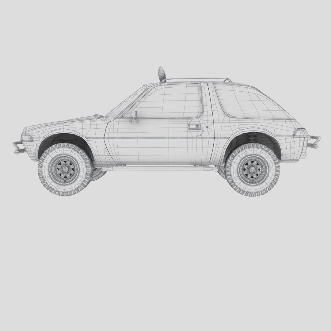 3d amc pacer rally car model