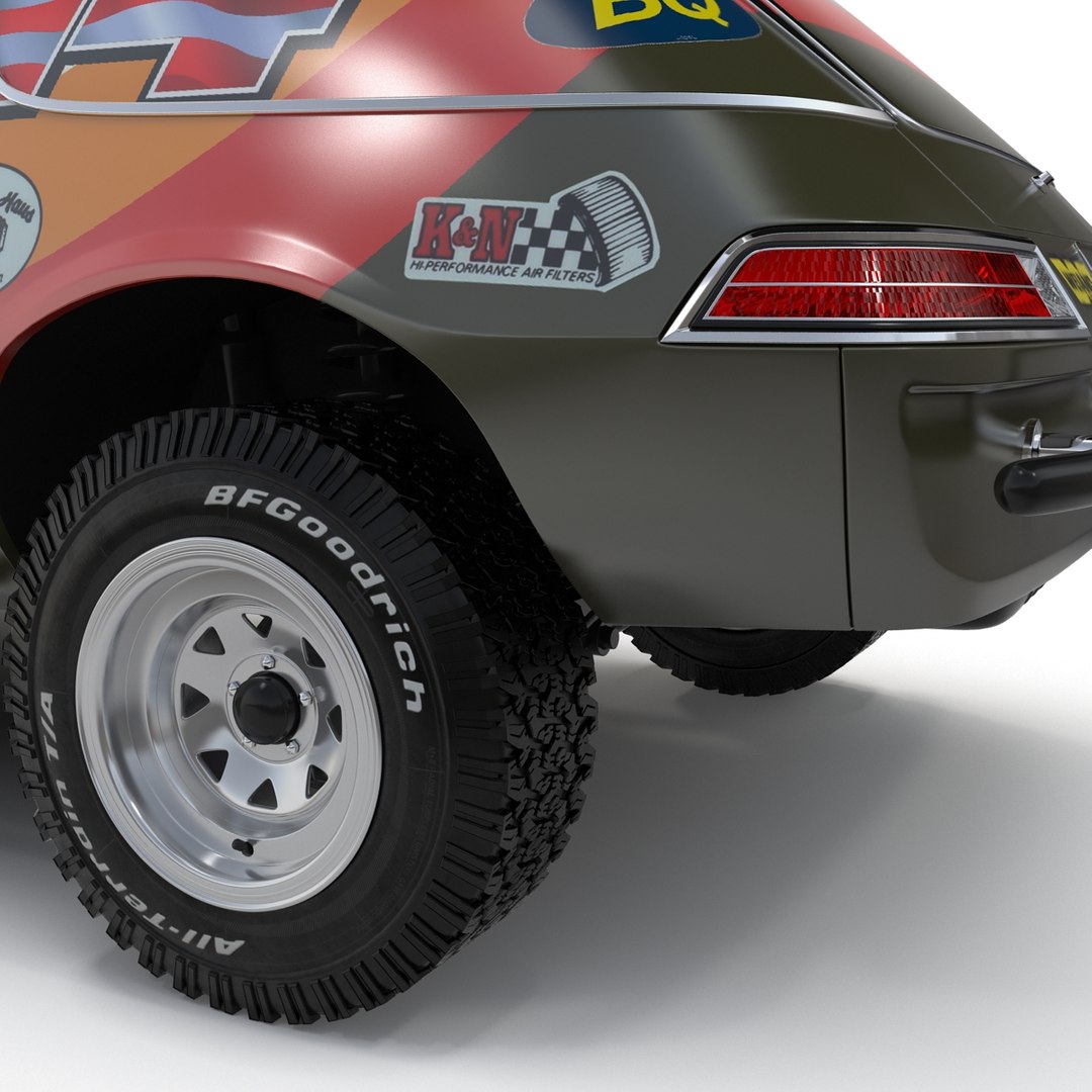 3d amc pacer rally car model