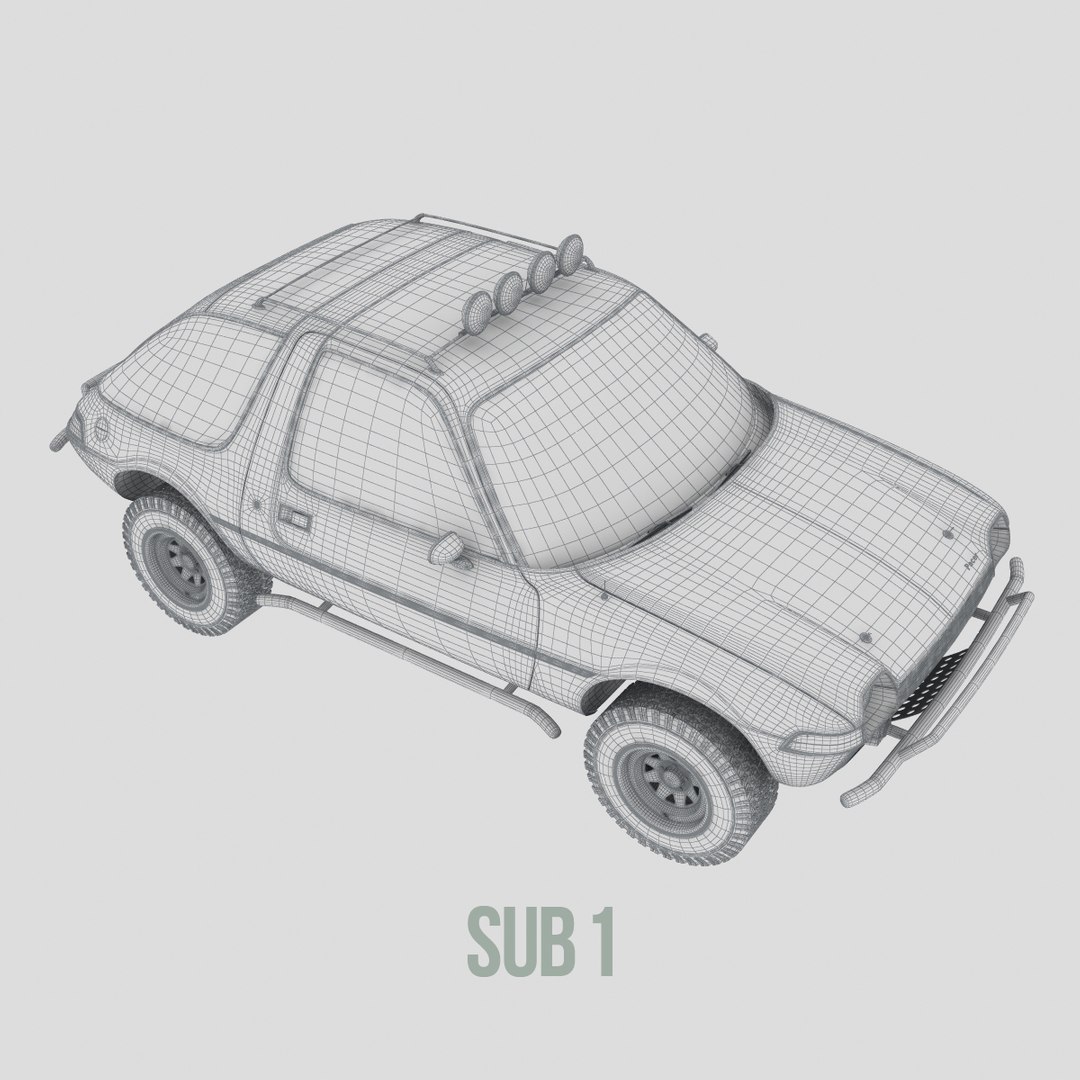 3d amc pacer rally car model