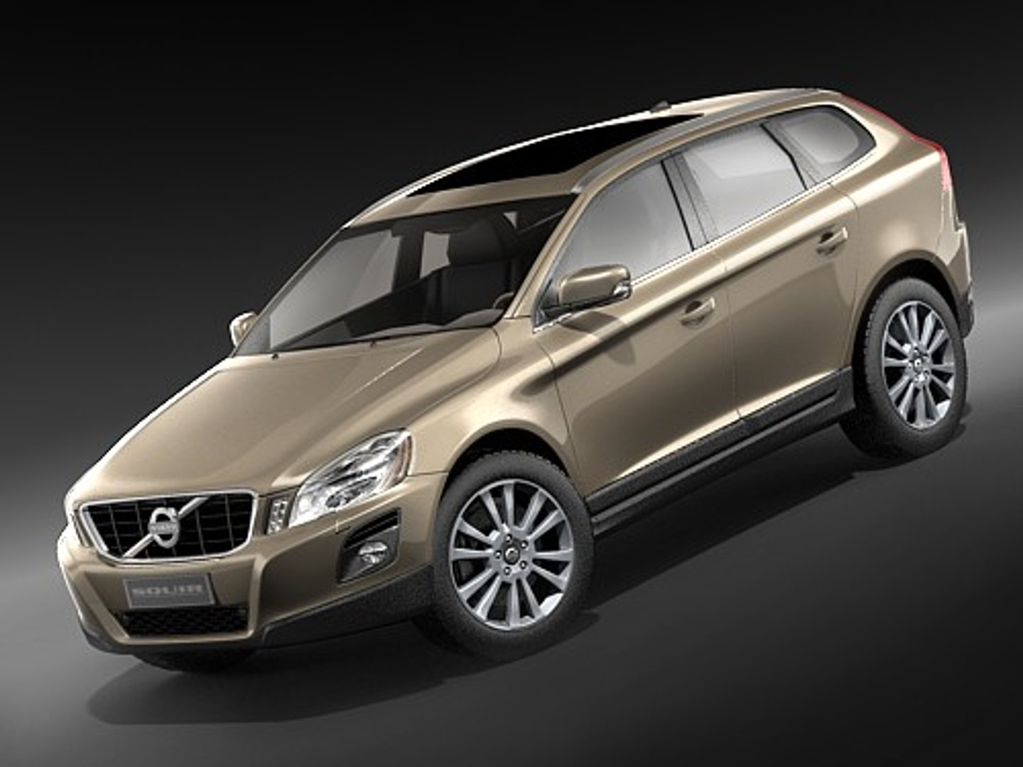 Xc60 Suv 2009 3d Model