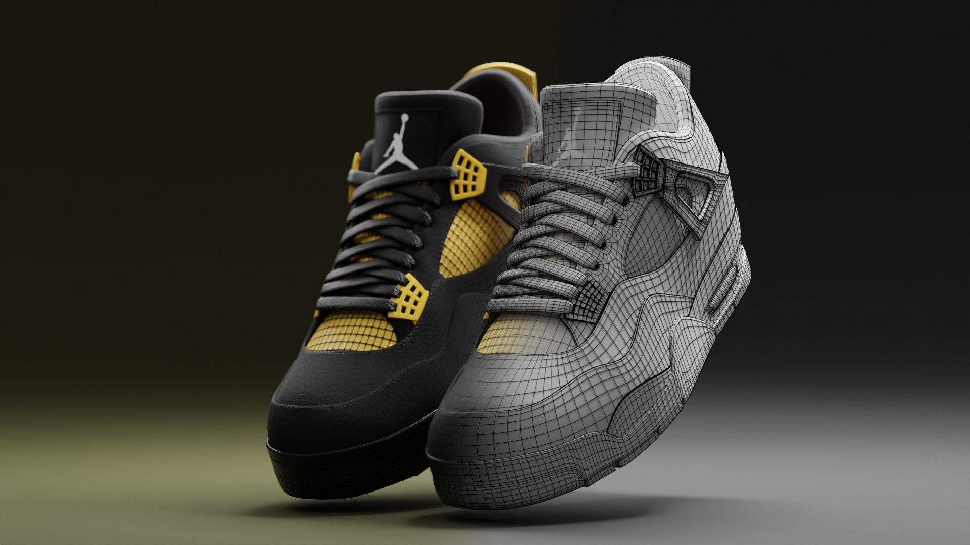 3D Model Air Jordan 4 - Nike Shoes - 06 - TurboSquid 2188786
