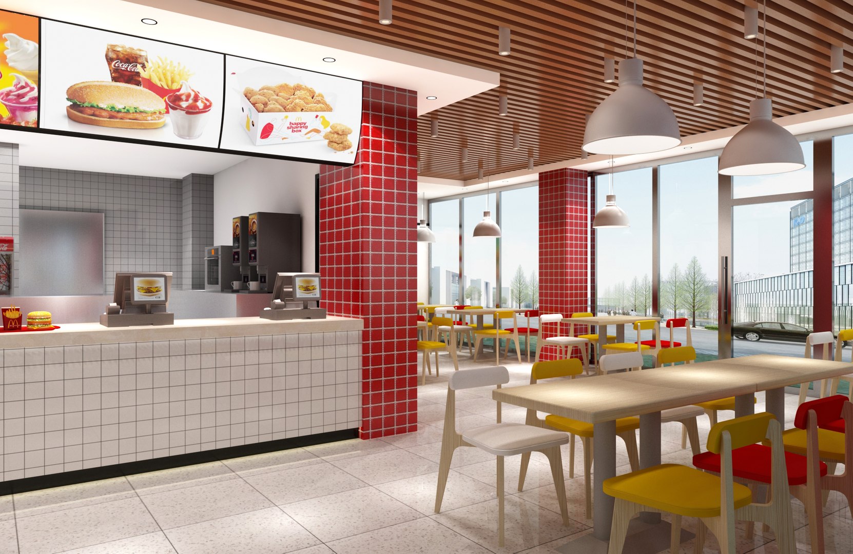 3D Fast Food Restaurant 01 - TurboSquid 2292815
