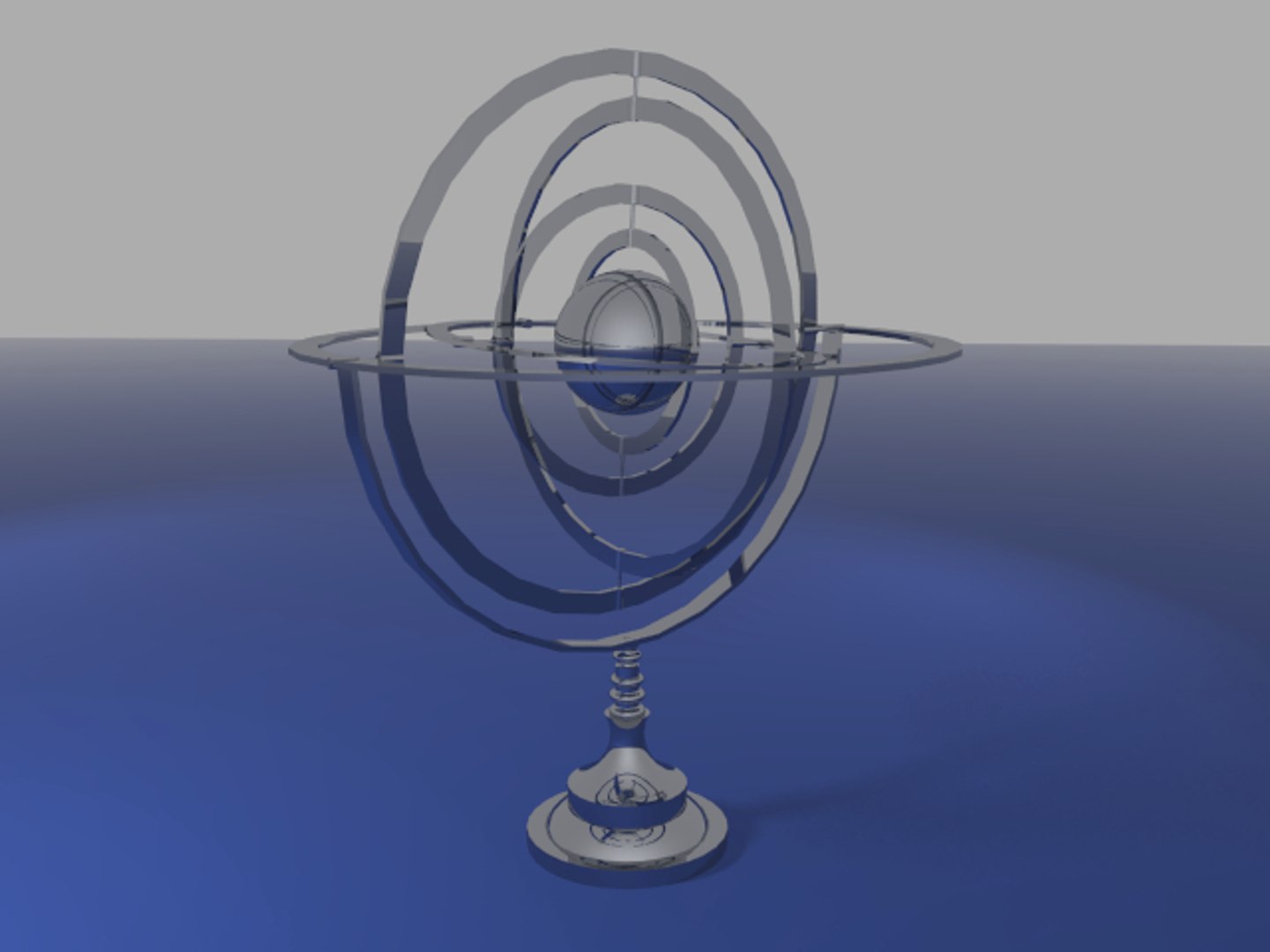 Free Fbx Mode Armillary Sphere