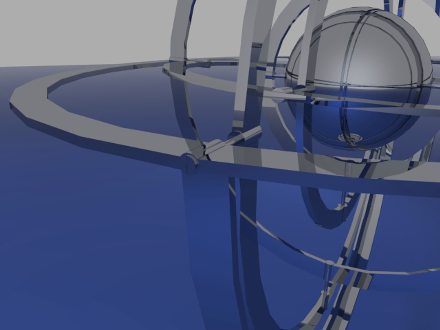 Free Fbx Mode Armillary Sphere