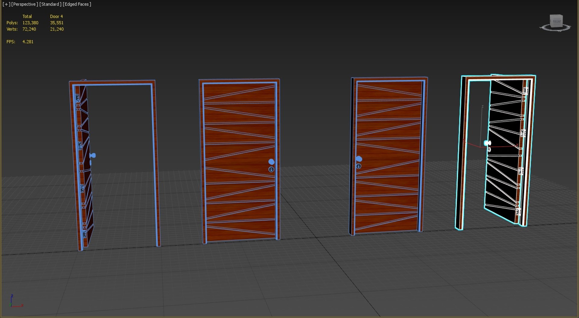 3D Door Design 77 - TurboSquid 2213955