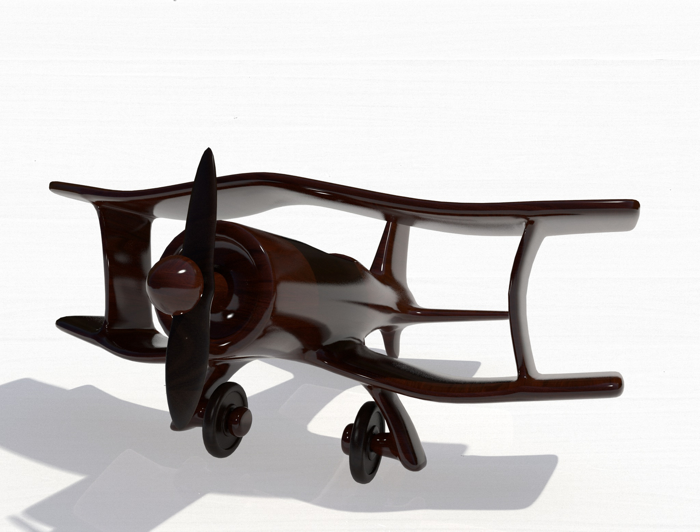 3D plane wooden airplane - TurboSquid 1409301