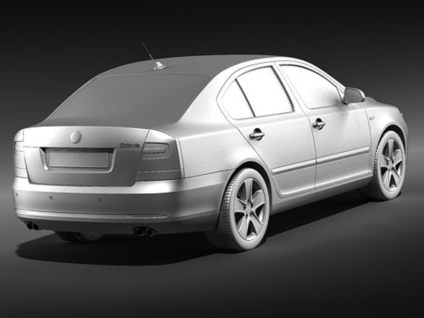 Skoda Octavia Sedan 3D Model - TurboSquid 1264409