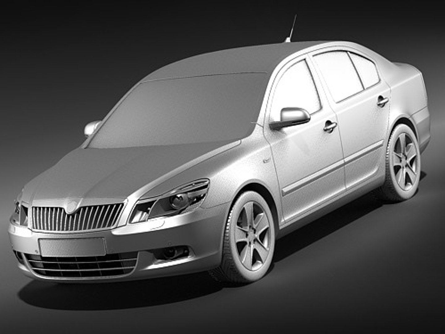 Skoda Octavia Sedan 3D Model - TurboSquid 1264409