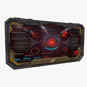 Sci-fi Holographic Display 2 3D - TurboSquid 1631921