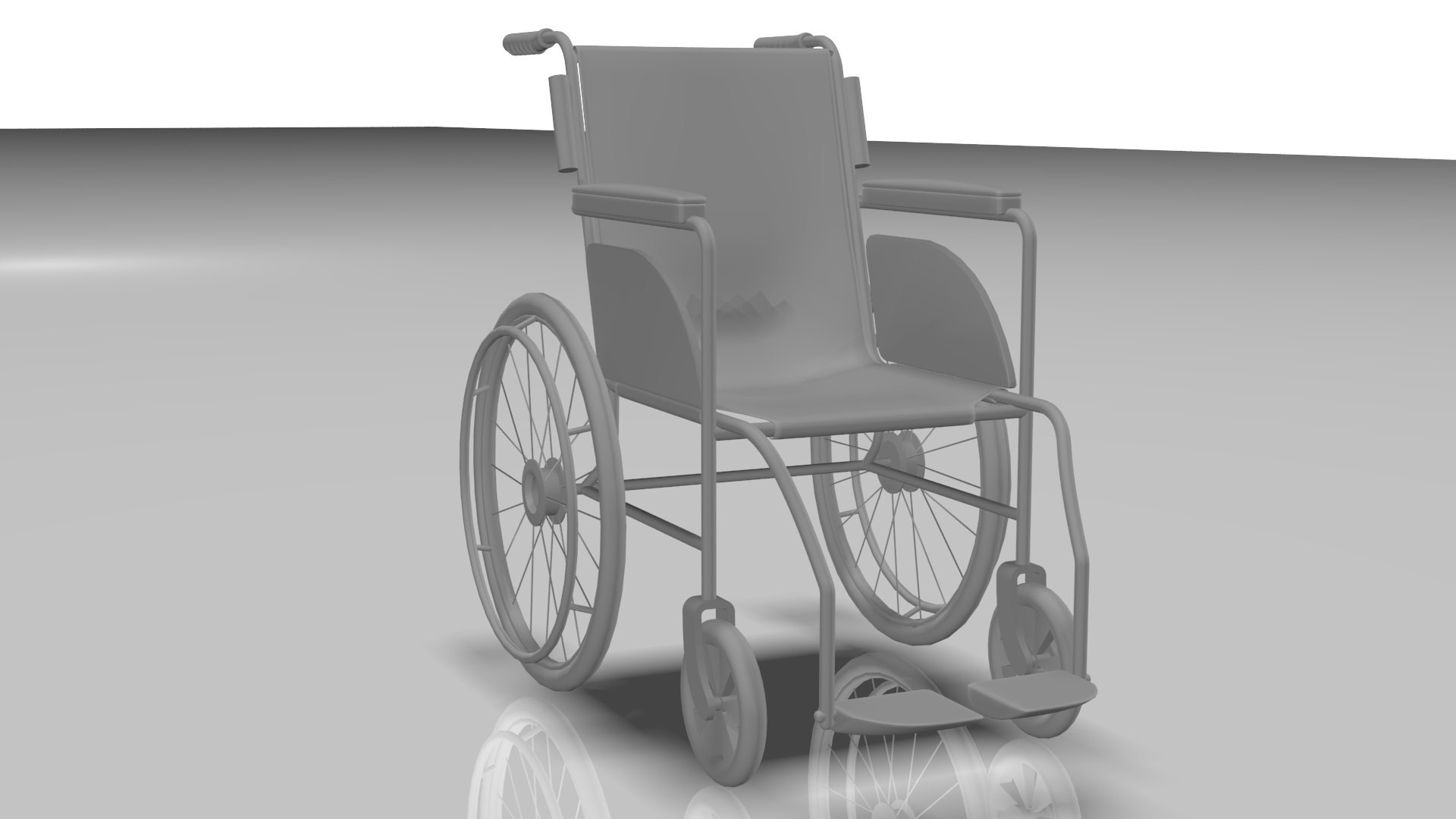 Free 3D Wheelchair Model - TurboSquid 2142359