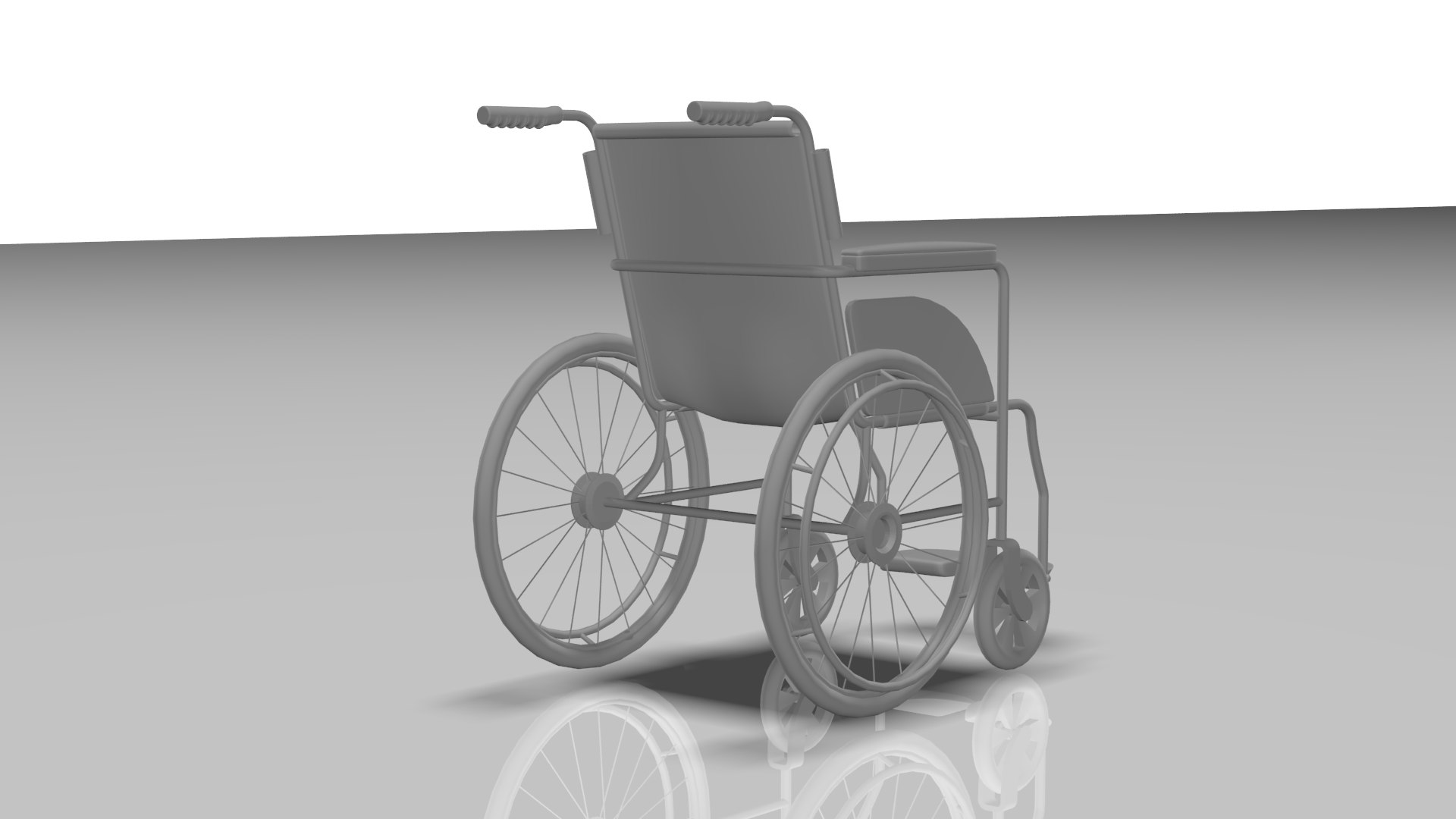Free 3D Wheelchair Model - TurboSquid 2142359