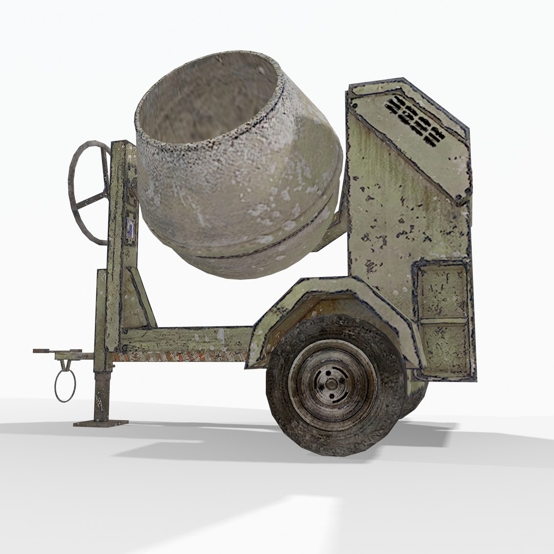 Cement Mixer 3D Model - TurboSquid 1318913
