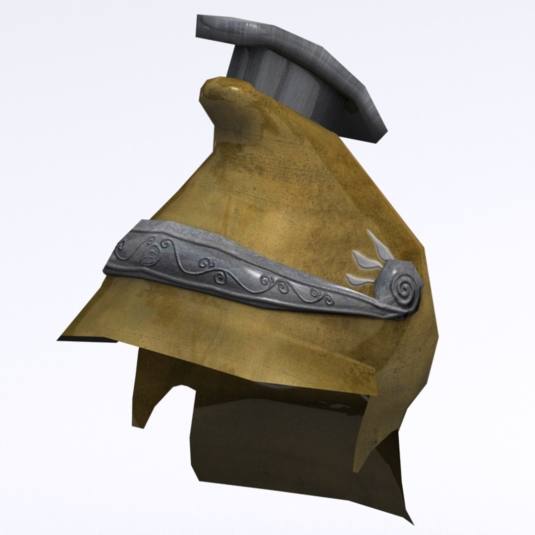 3d Model Greek Helmet Phrygian