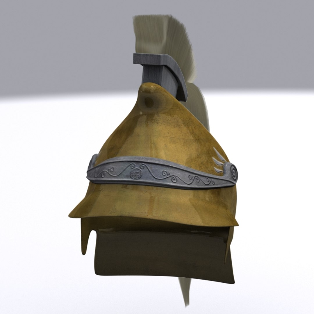 3d Model Greek Helmet Phrygian
