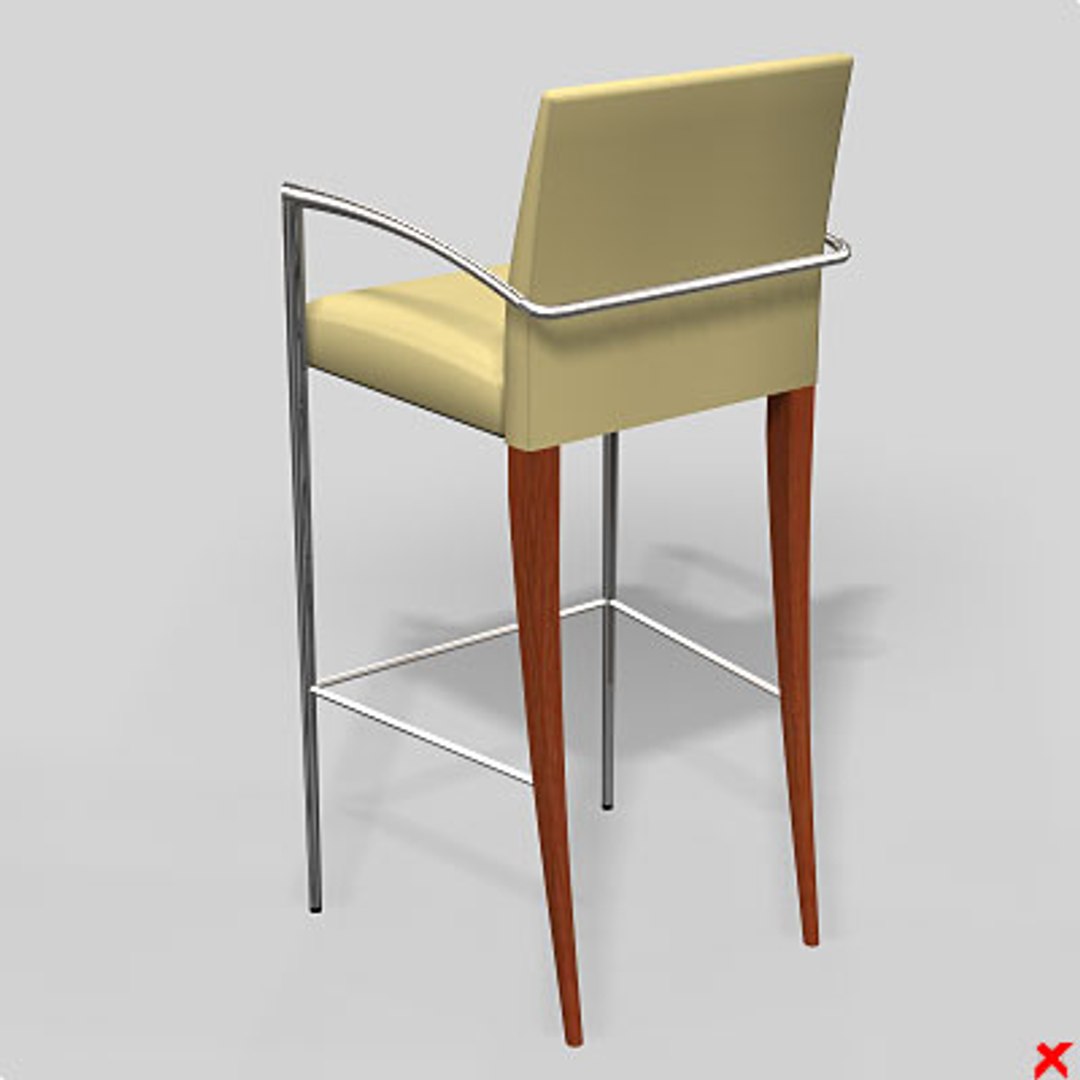 3d Bar Stool Model