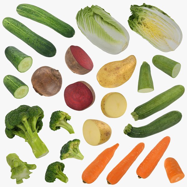 Vegetable 3D Models for Download | TurboSquid
