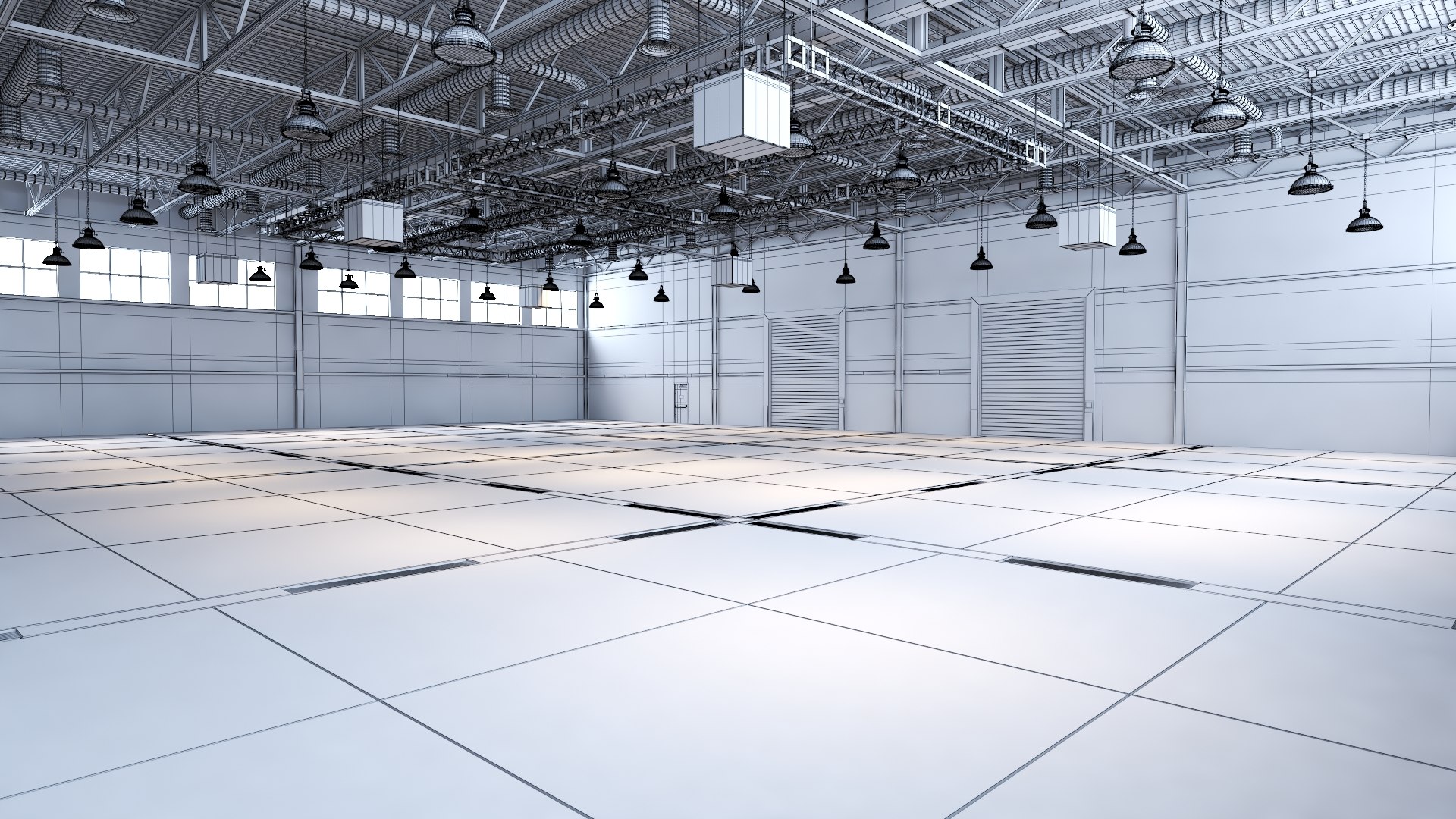 3D Real Exhibition Hall - TurboSquid 1710308