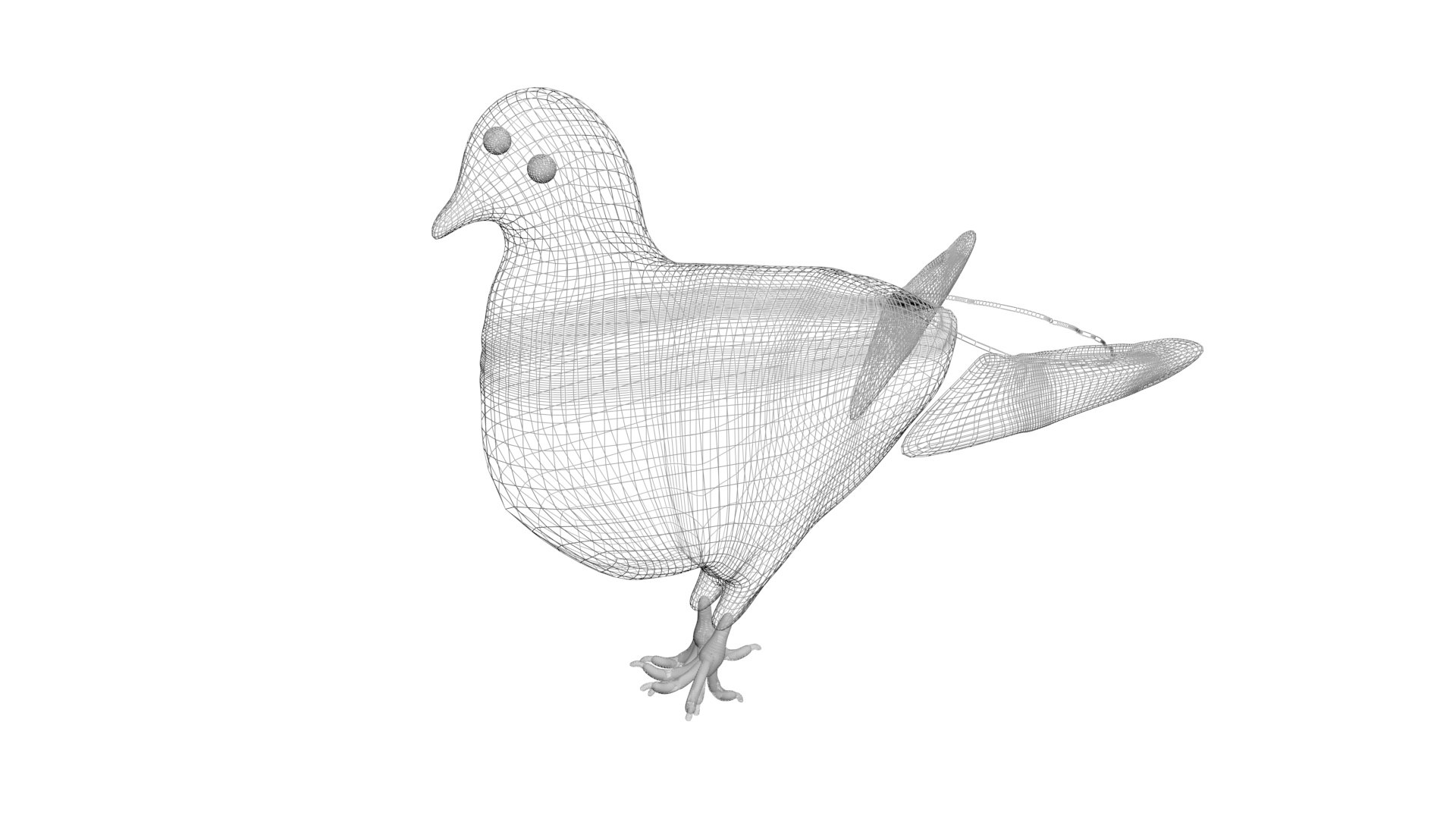 Pigeon Model - TurboSquid 1923394