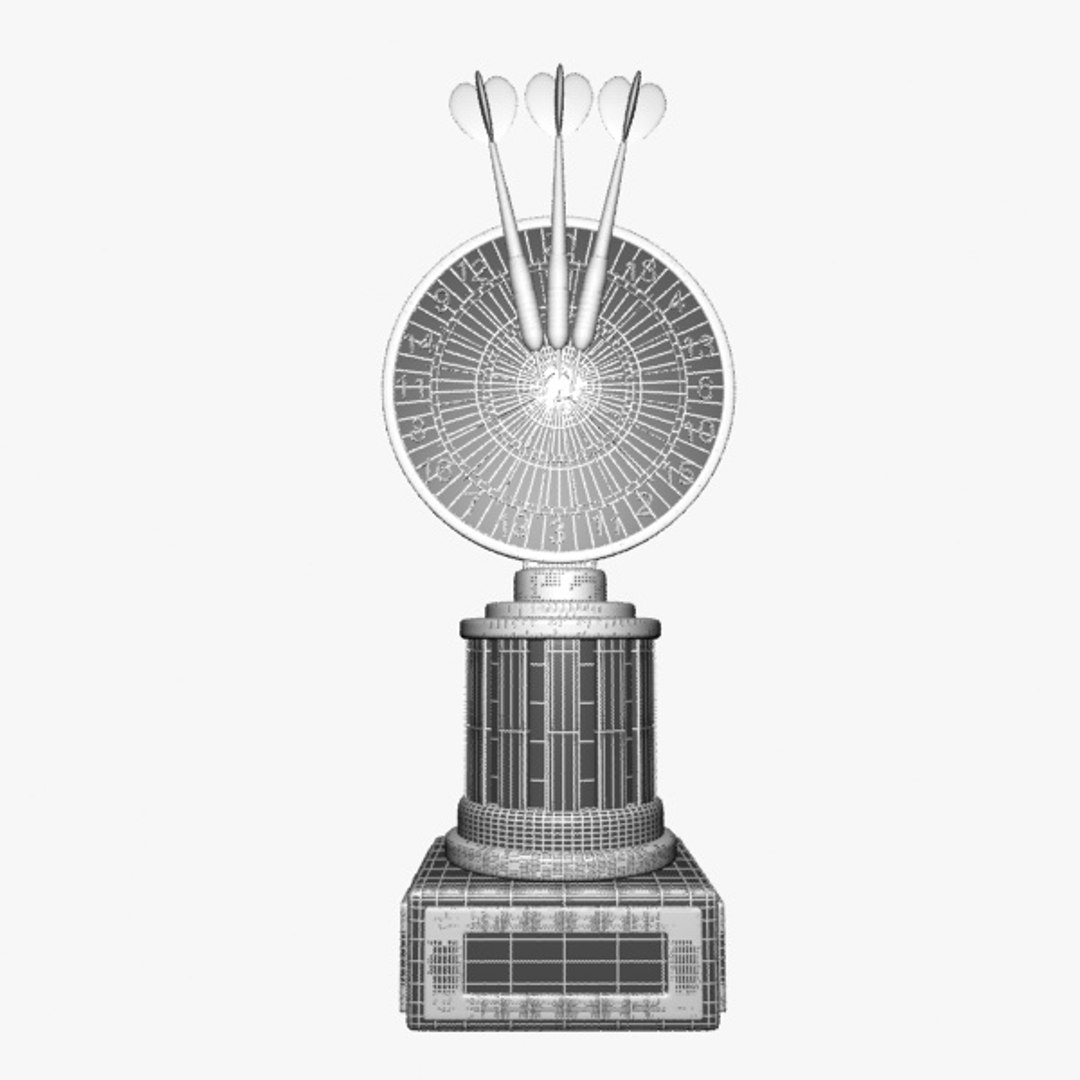 3d model darts trophy