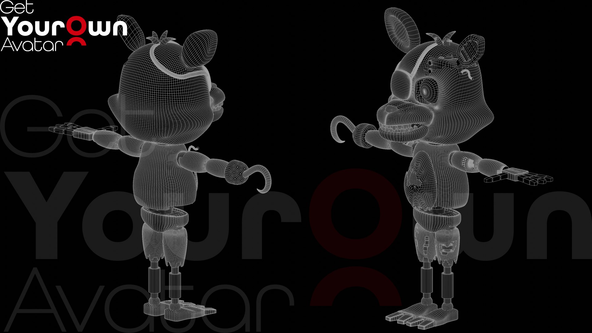 3D Model Foxy Reimagined A Stylized 3D Animatronic For SFM - TurboSquid ...