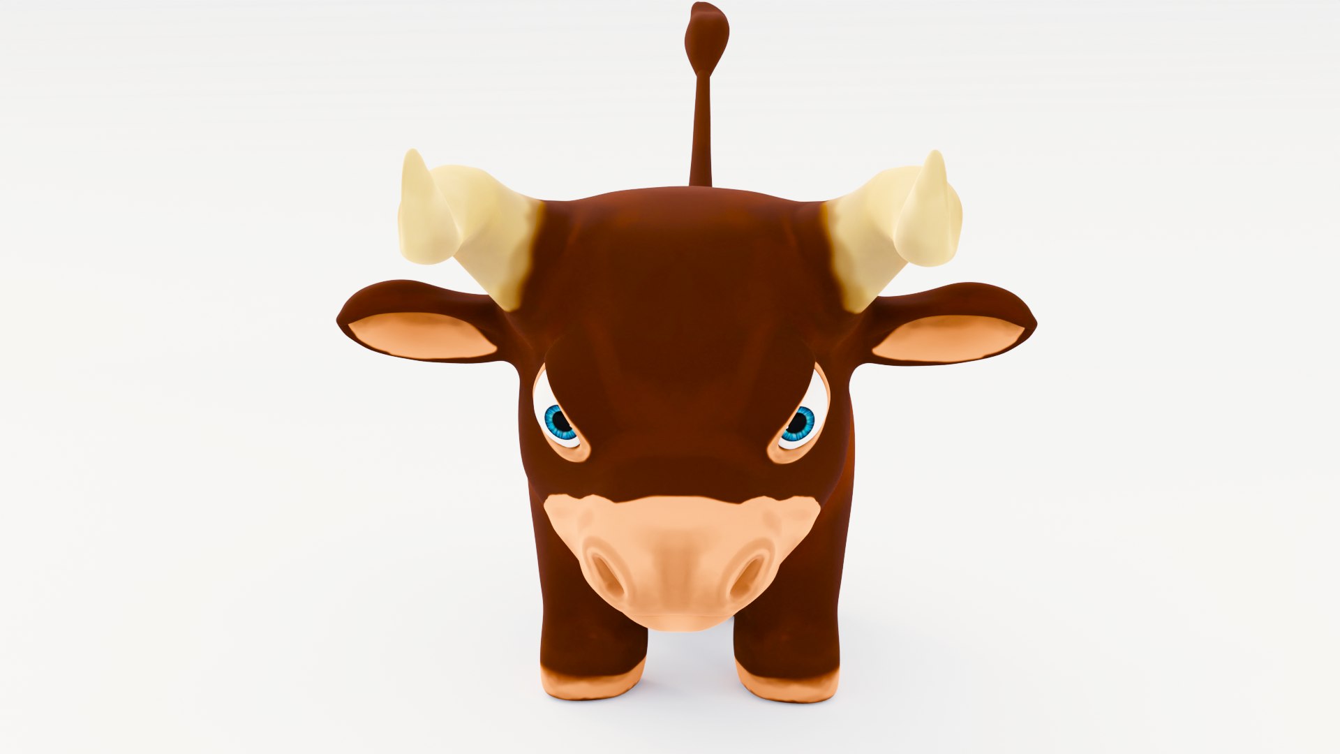 Bull Cartoon 3D Model - TurboSquid 1993914