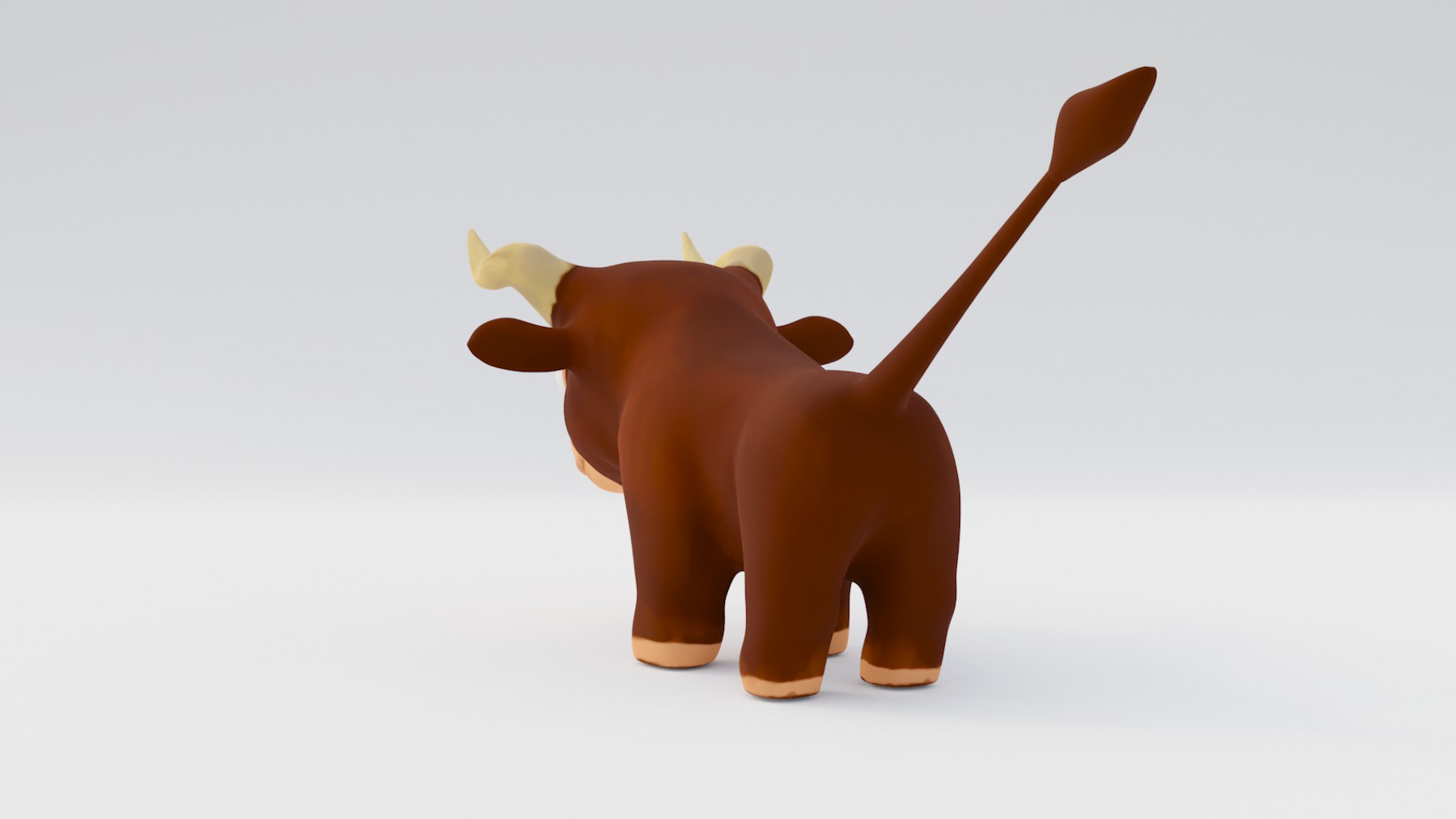 Bull Cartoon 3D Model - TurboSquid 1993914