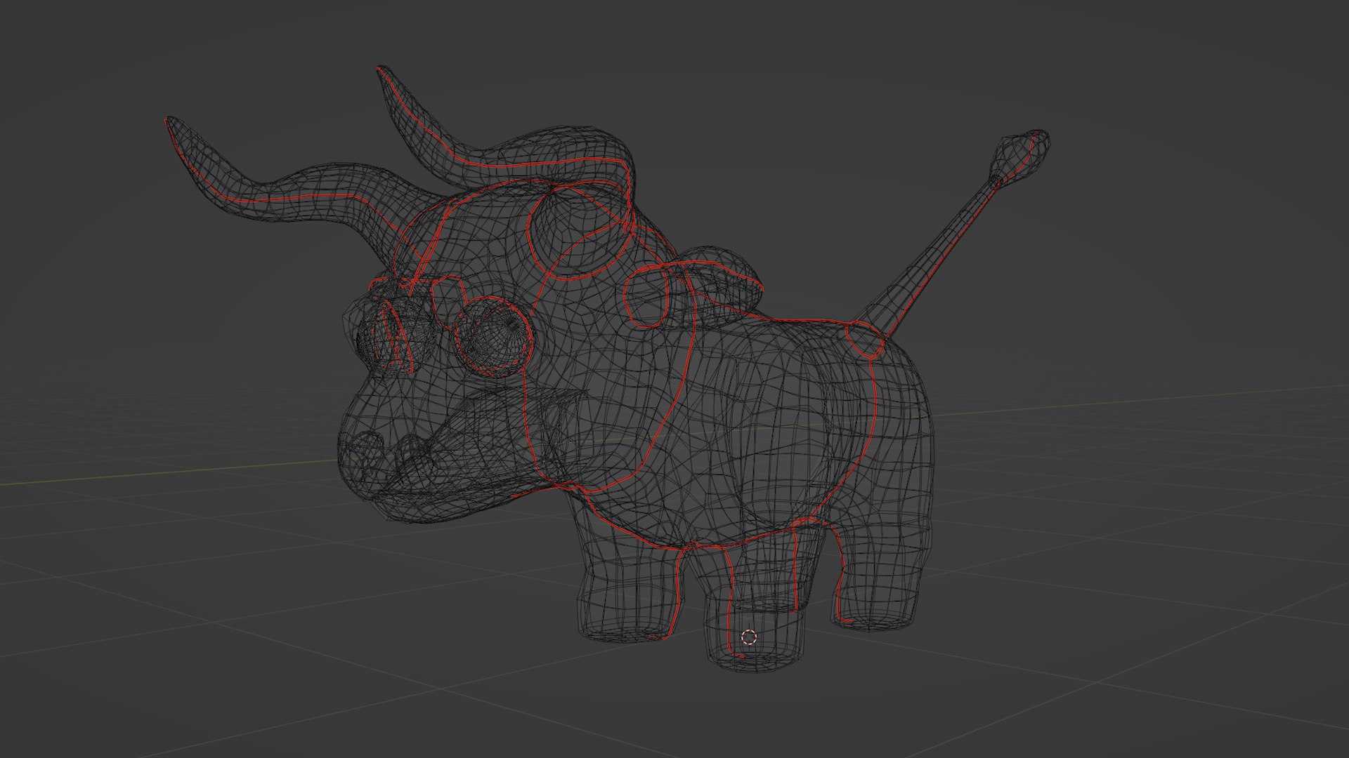 Bull Cartoon 3D Model - TurboSquid 1993914