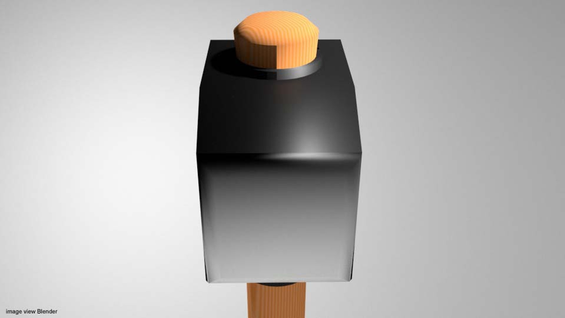 3d Civil Tool Hammer Model