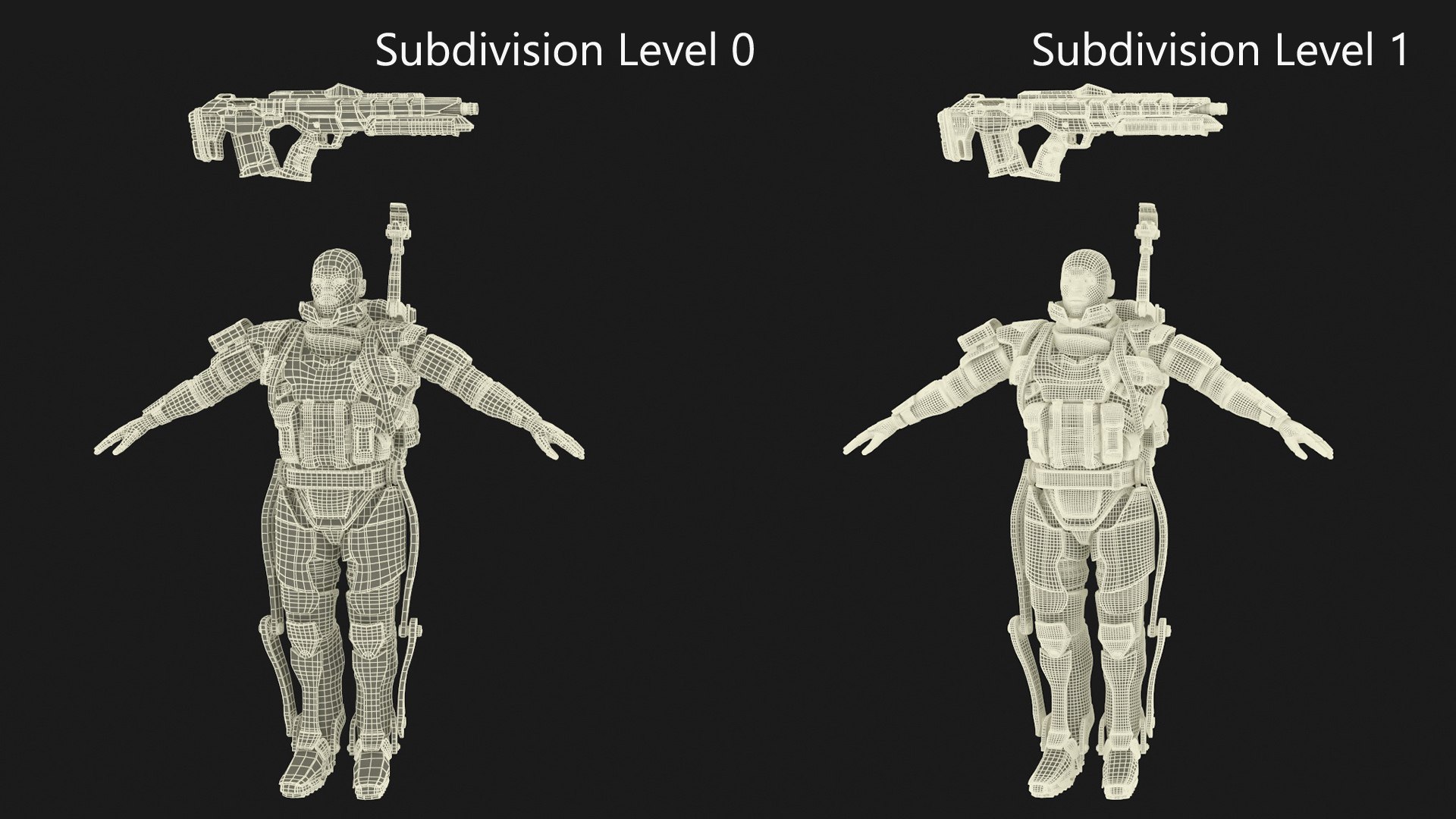 3D Futuristic Exoskeleton Soldier - TurboSquid 2306783