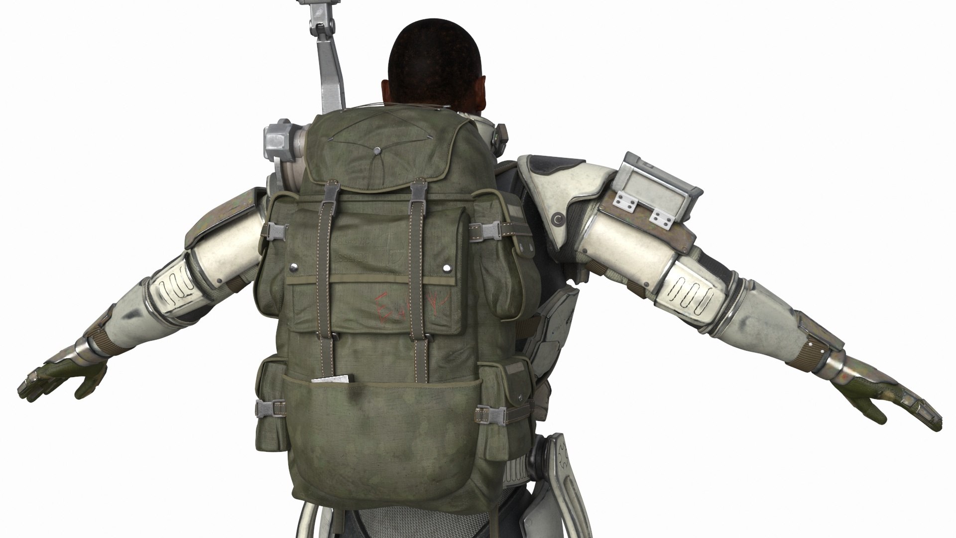 3D Futuristic Exoskeleton Soldier - TurboSquid 2306783