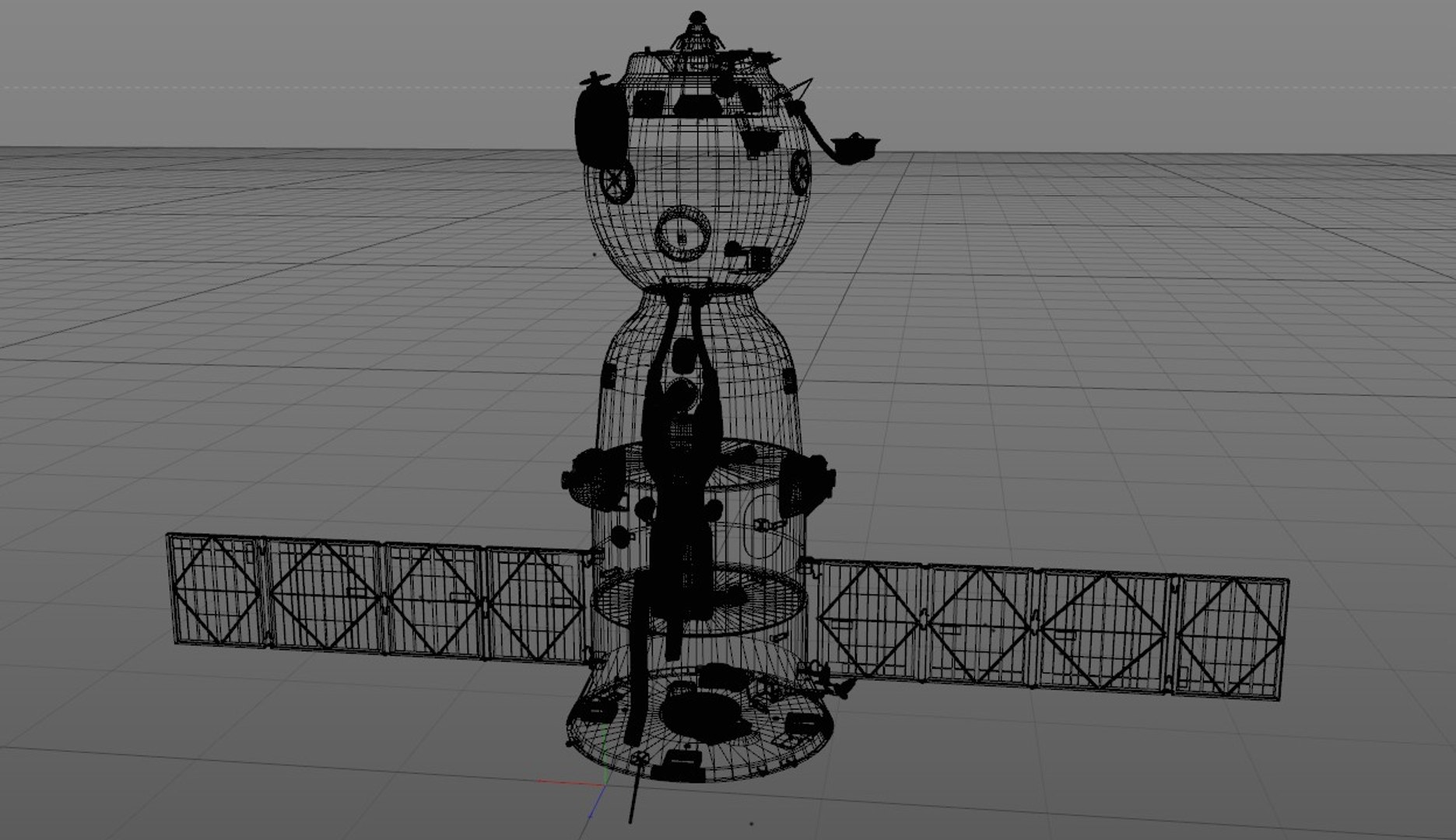 Russian Soyuz 3d Model