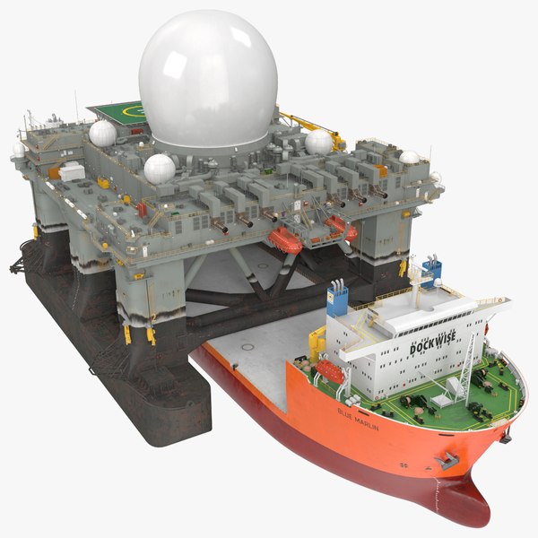 Sea SBX가 장착된 Blue Marlin 중량물 운반선 3D 모델 - TurboSquid 2304628