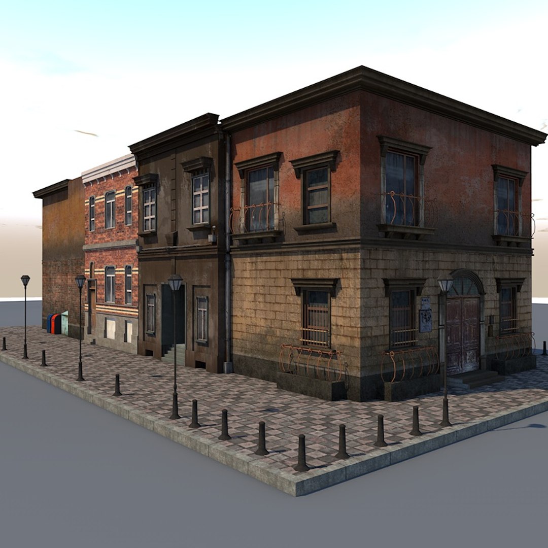 Street Scene 3d Max