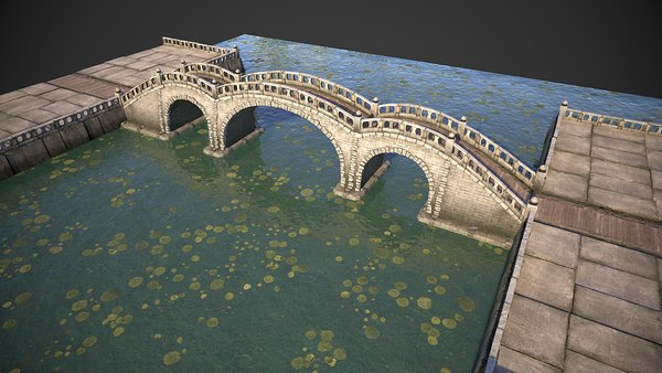 3D Bridges and Modular Embankment Pack - TurboSquid 1815662