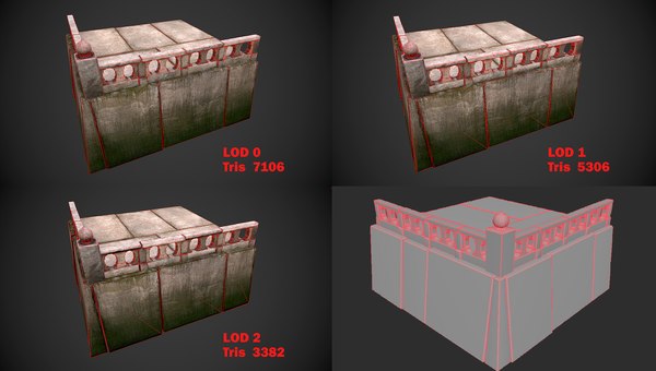 3D Bridges and Modular Embankment Pack - TurboSquid 1815662