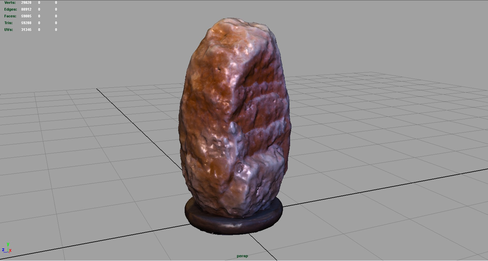 Real Himalayan Stone Salt 3d Model
